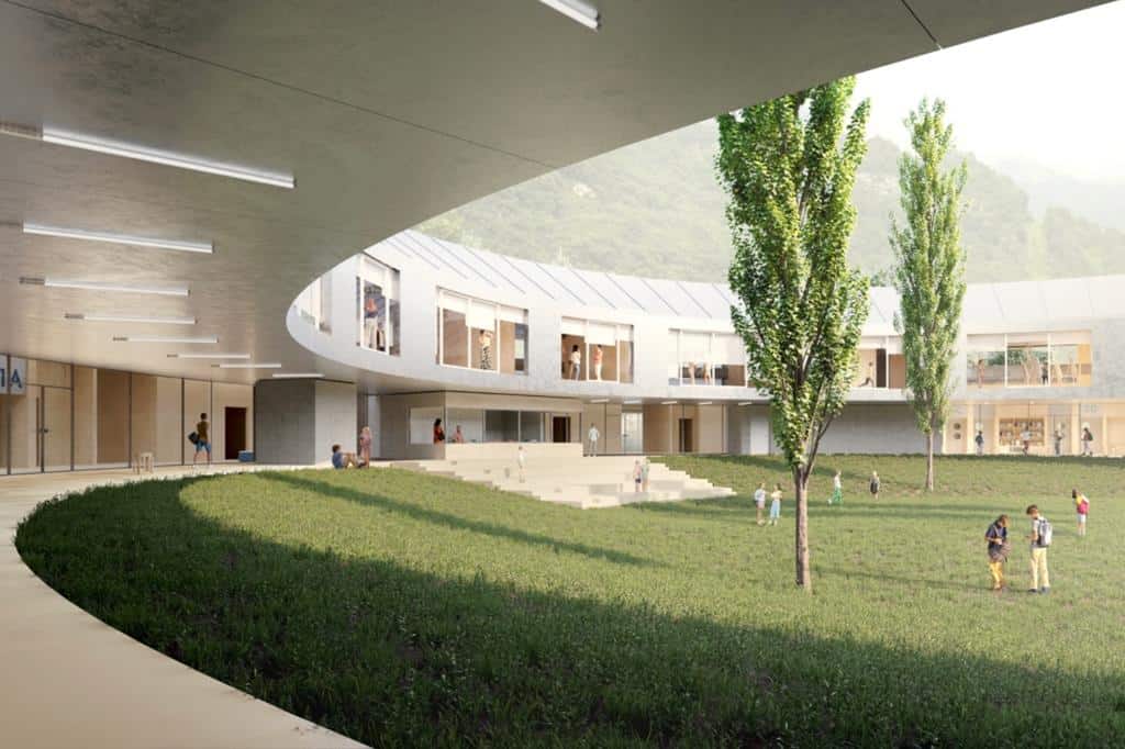 Moderna e funzionale: ecco la nuova scuola di Longarone - News In Quota